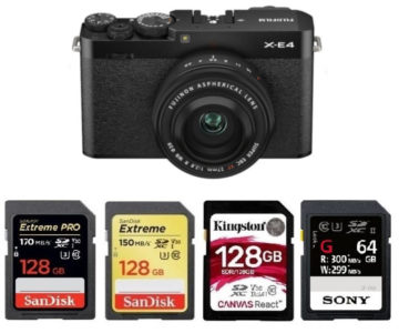 Best Memory Cards for Fujifilm X-E4 - Best Camera News