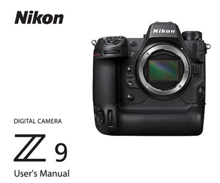 Nikon Z9 User’s Manual & Reference Guide Now Available - Best Camera News